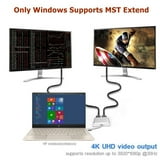 axGear USB-C USB 3.1 Type C To Dual HDMI Converter Adapter Cable Mirror ...