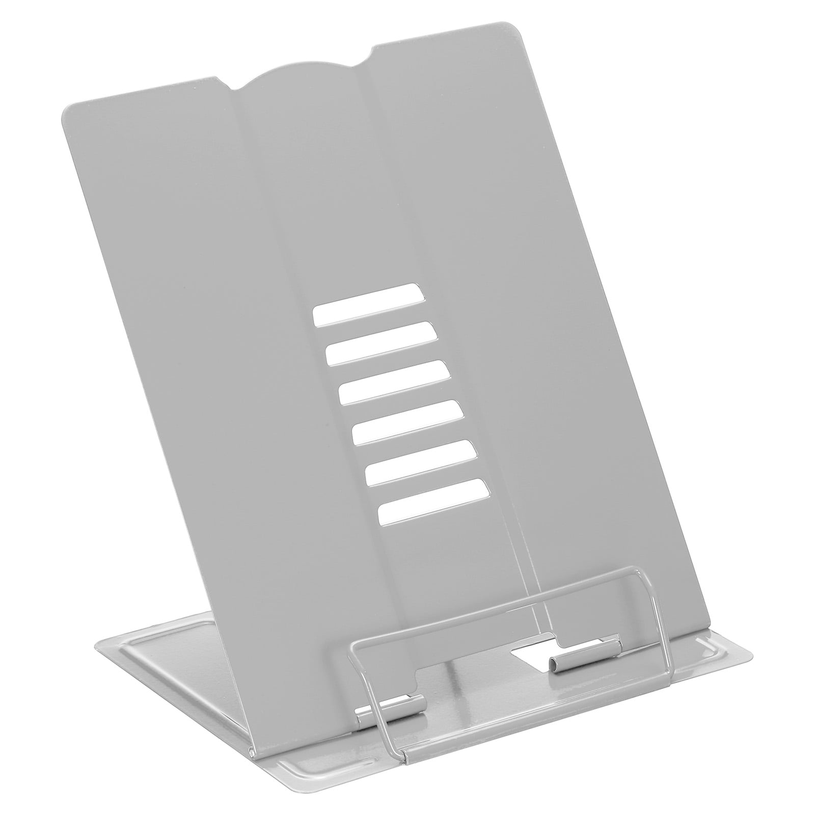A4 Book Stand, Iron Adjustable Foldable Book Display Holder, Grey ...