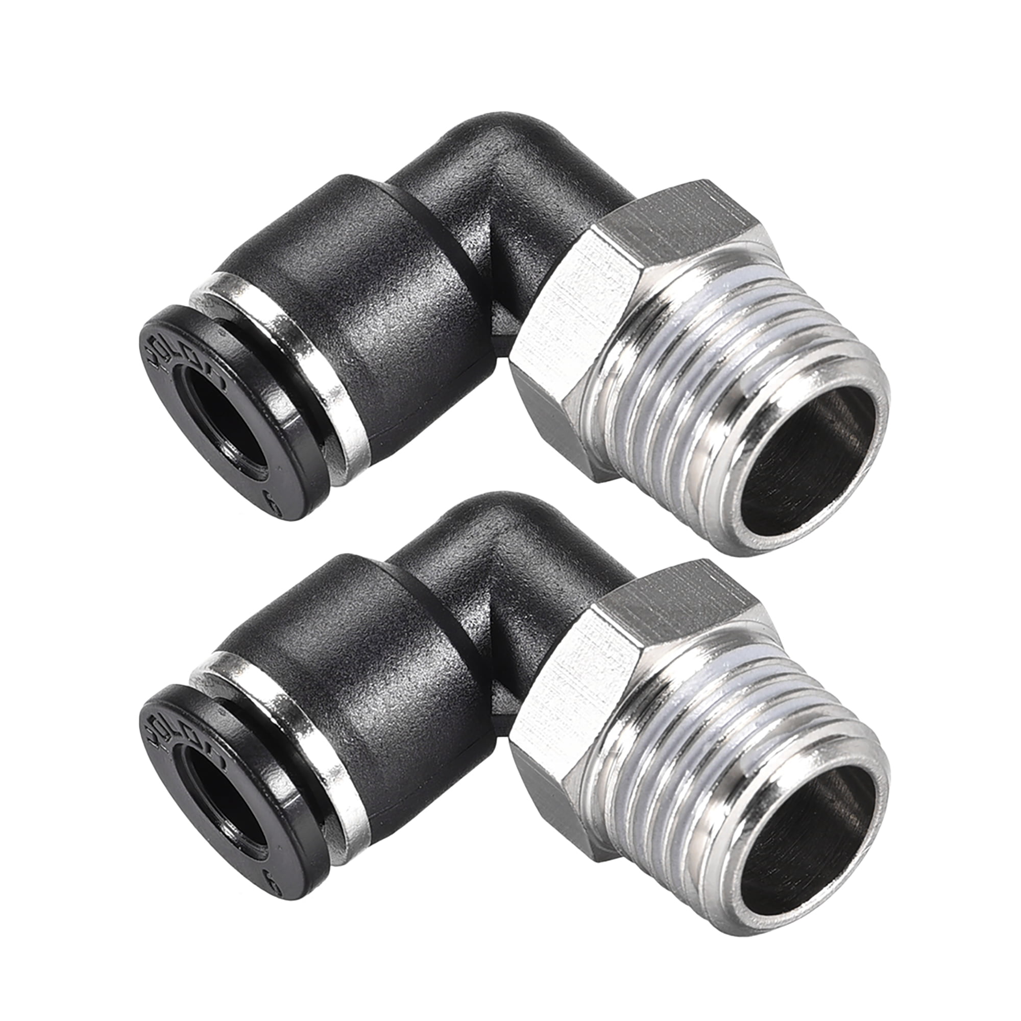 Push To Connect Tube Fitting Male Elbow 6mm Tube OD X 1 4 NPT Thread