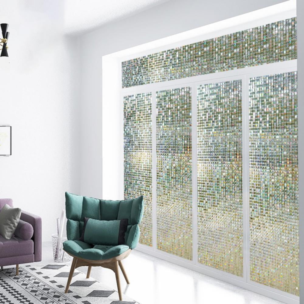 3D Static Glass Films Window Privacy Film Decorative Sticker, No Glue ...