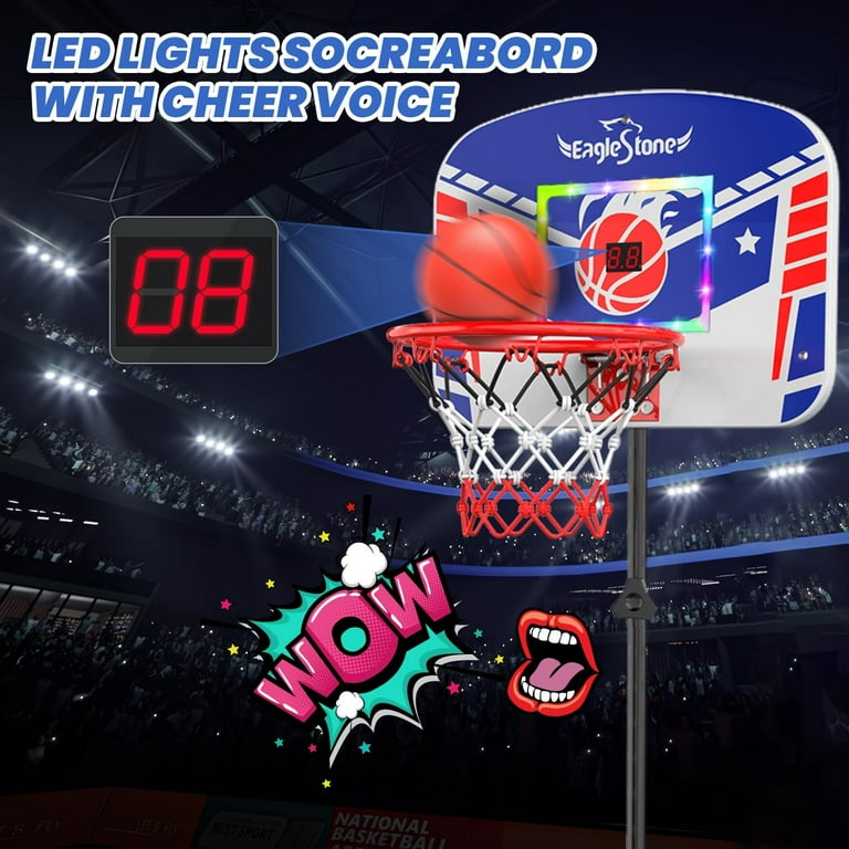 Indoor Basketball Hoop Electronic Sound SPORTNOW Basketball Arcade