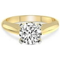 5 Carat IGI Certified Round Shape Lab Grown Diamond Engagement Ring ...