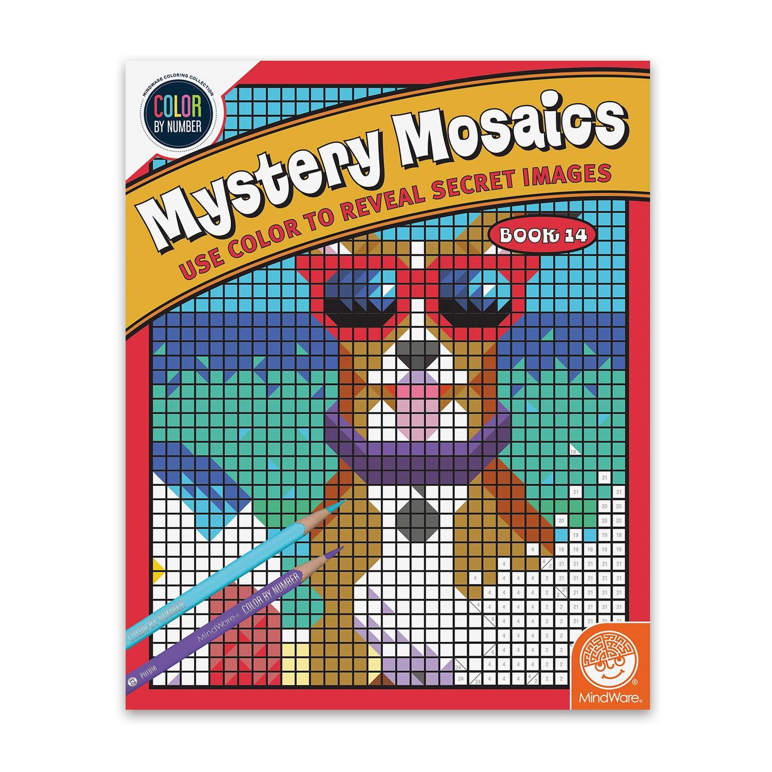 Click here for Mindware Color By Number Mystery Mosaics: (Book 14... prices