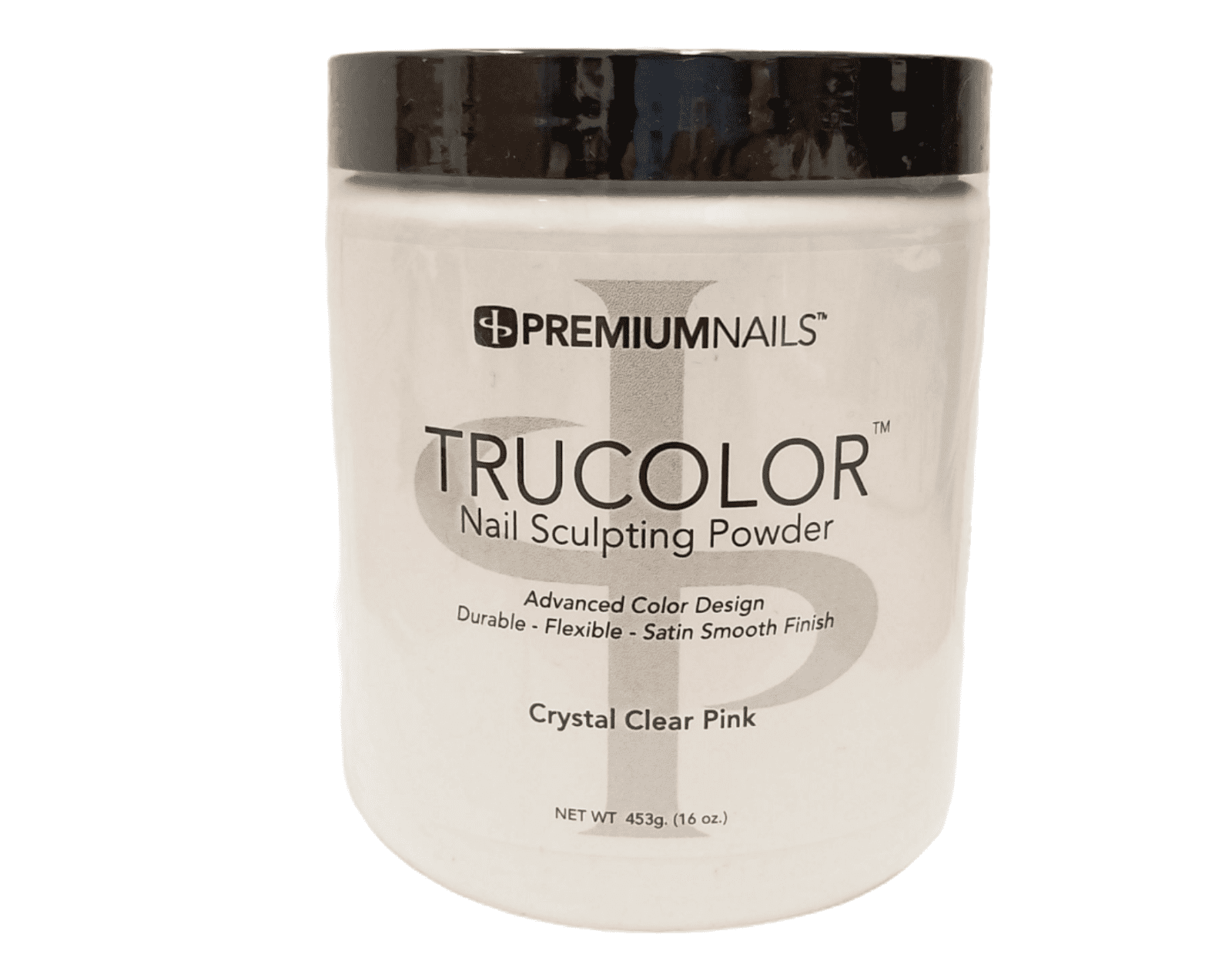 PREMIUM NAILS Trucolor Nail Sculpting Color Powder 16oz - Crystal Clear ...