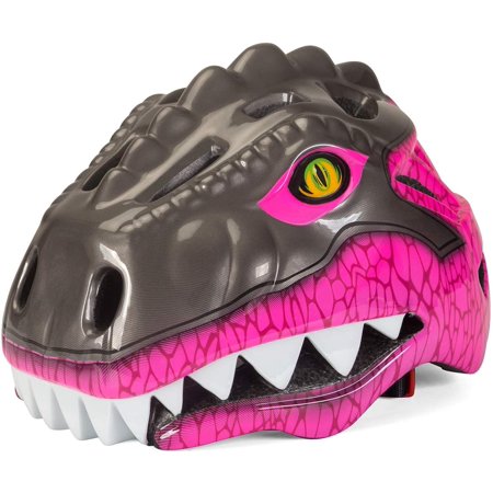 ZMNEW Kids Bike Helmet Dinosaur Adjustable Size from Child to Youth ...