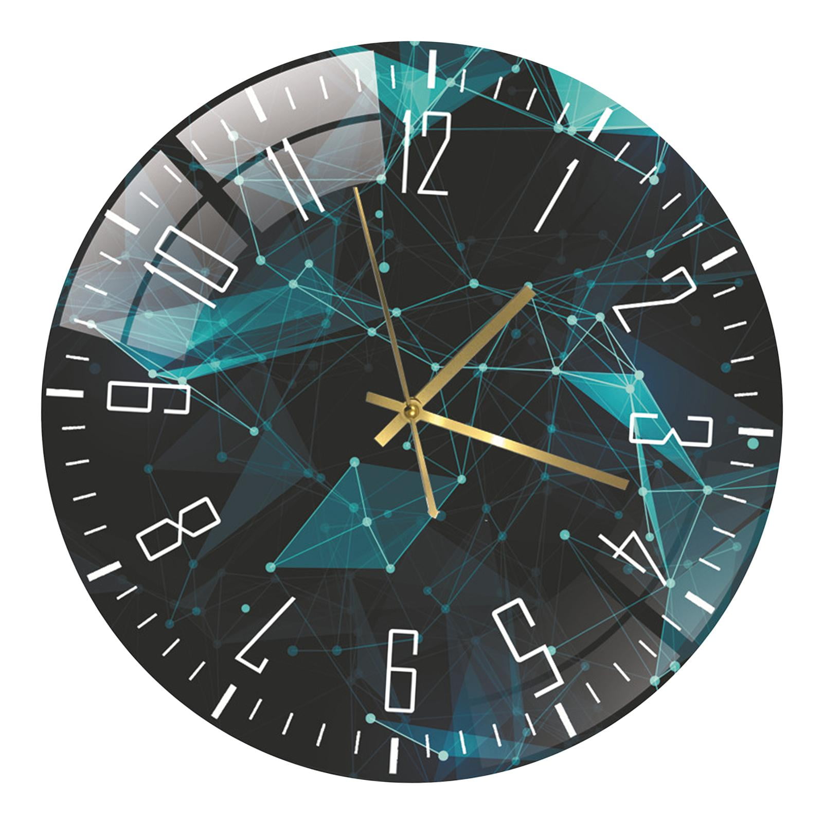 12inch Acrylic Wall Clock Non Ticking Battery Operated Bedroom Clocks ...