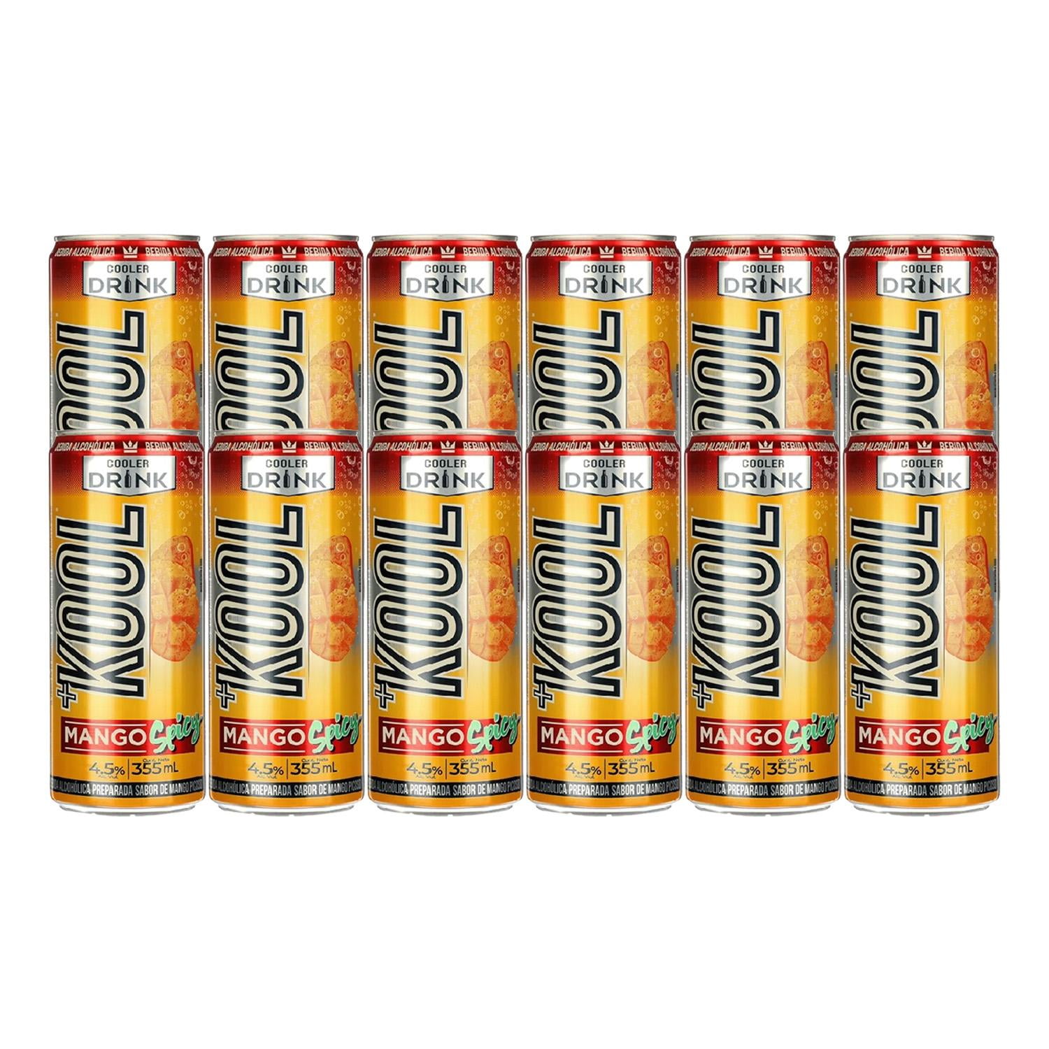 Pack de 12 Bebida Preparada Kool Mango Spicy 355 ml | Bodega Aurrera en línea