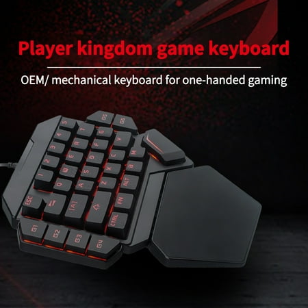 ACCEDE One Hand Keyboard Portable Mini Gaming Keyboard One Hand Game ...