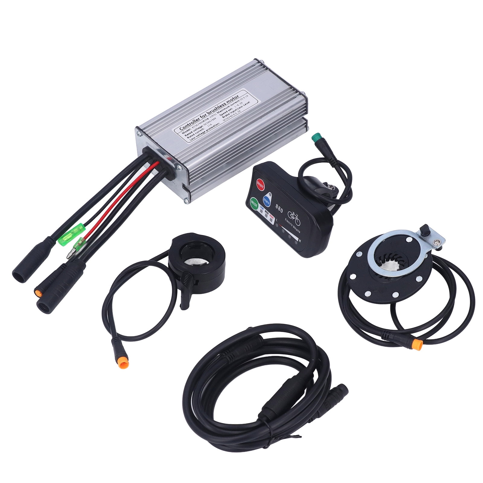 Electric Bike Conversion Kit, Brushless Motor Controller LED Panel ...
