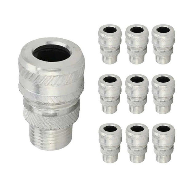 Conector Glandula Aluminio 1/2 Rosca Exterior 10 Pzs plateado 1/2 pulgadas | Bodega Aurrera en línea