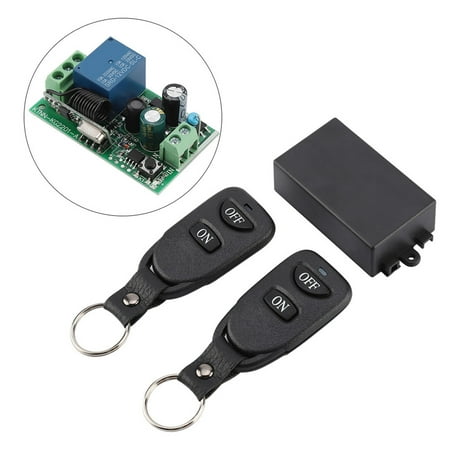 Wireless Transmitter Receiver,AC 220V 1CH Wireless Wireless Remote ...