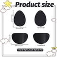 4 Pair 2 Styles Skid Rubber Shoes Bottom Self Adhesive Wear Resistant ...