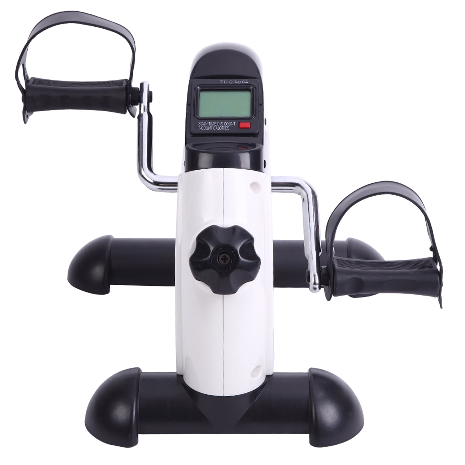 Portable Mini Exercise Bike, White Stationery Pedal Exerciser for Hand ...