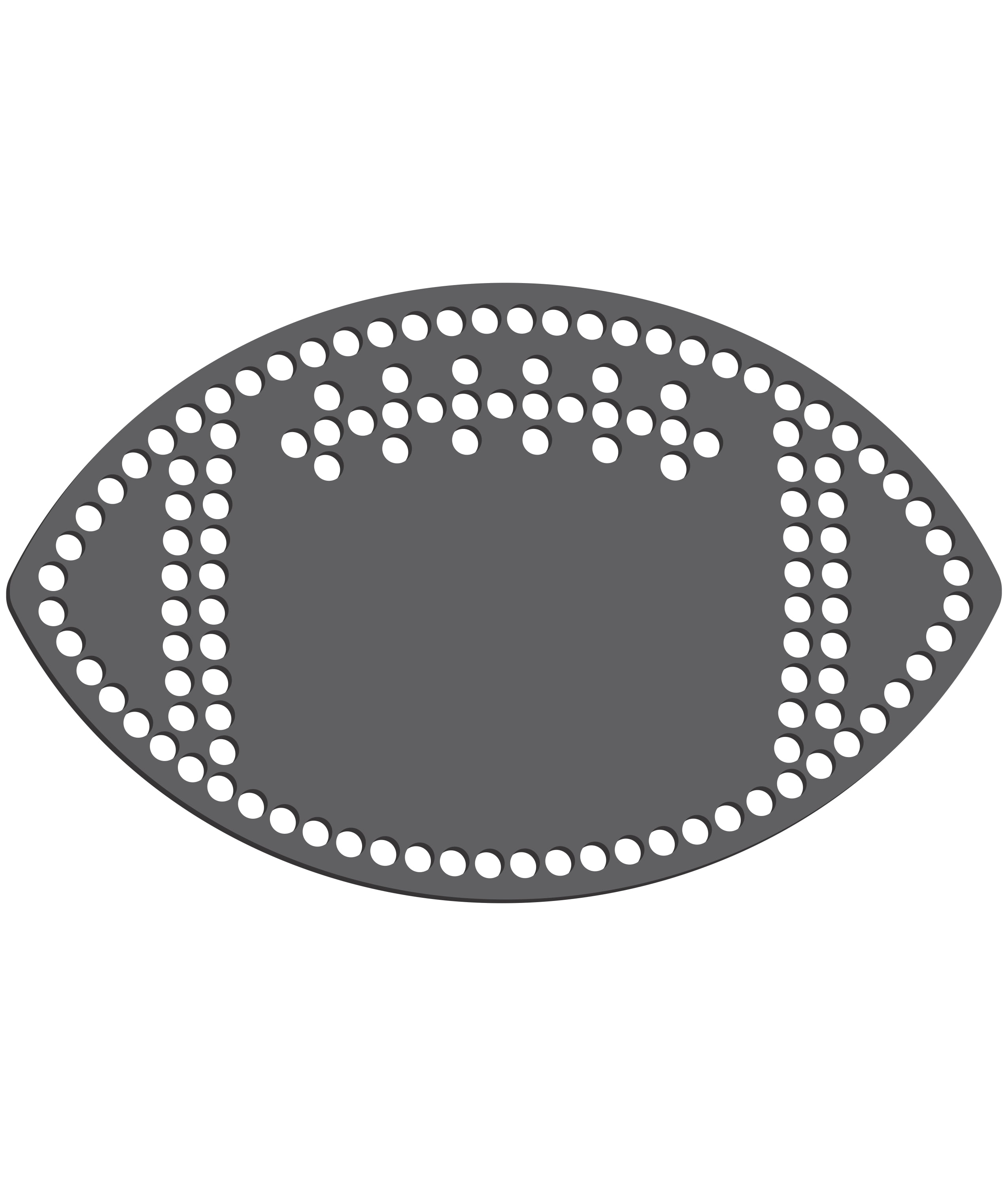 Magnetic Rhinestone Template(s) - FOOTBALL 5" - Walmart.com