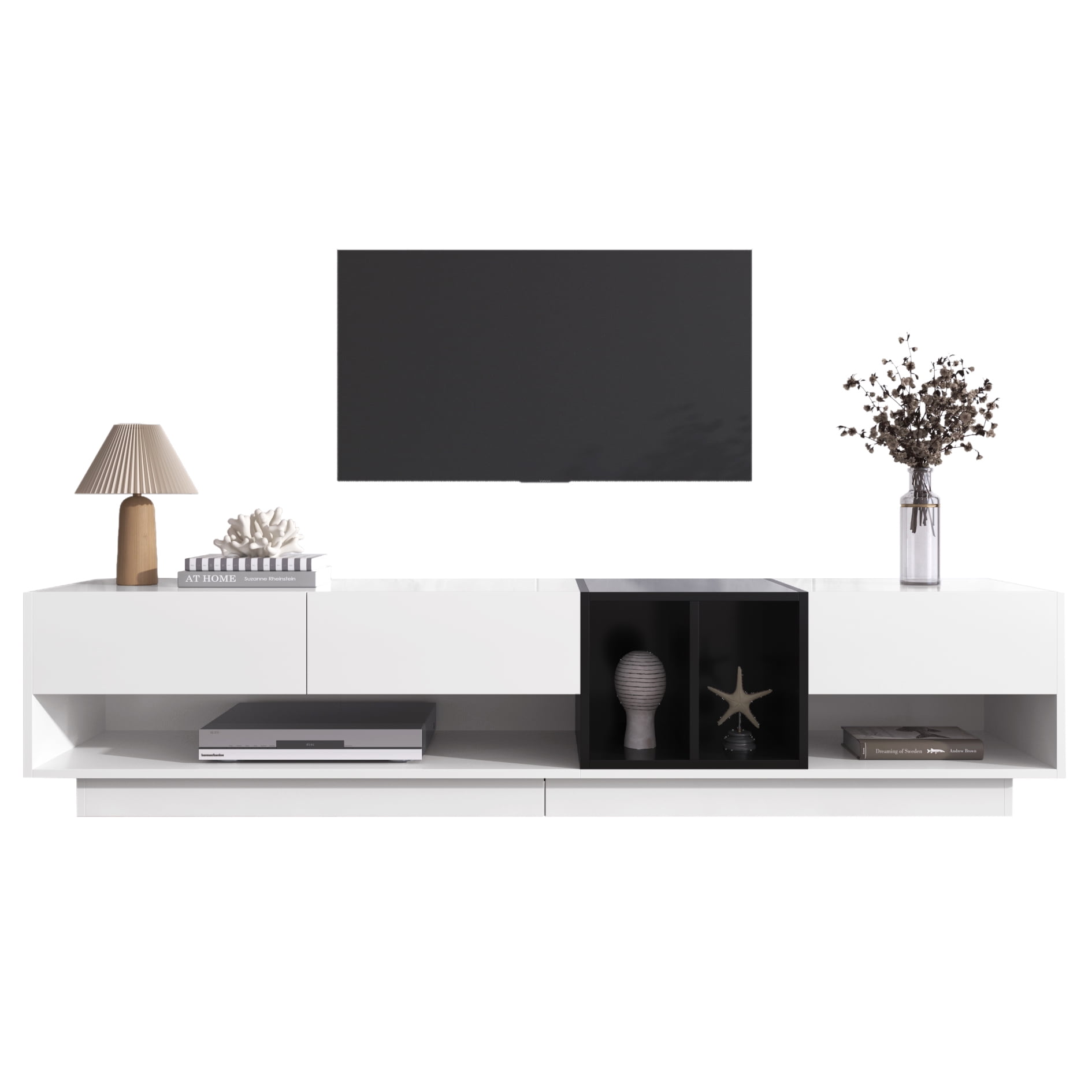 Click here for Noble House Tv Cabinet & Lowboard  High-Gloss Whit... prices