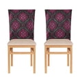 BZSMCE Chair Covers Set Home Decor Seat Back Cover Gothic Floral ...