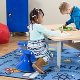 Learniture Learning Active Stool 12" Seat Height Navy - Walmart.com