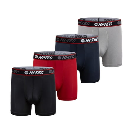 Hi-Tec Men's 4-Pack Boxer Brief, Navy, Medium | Walmart Canada