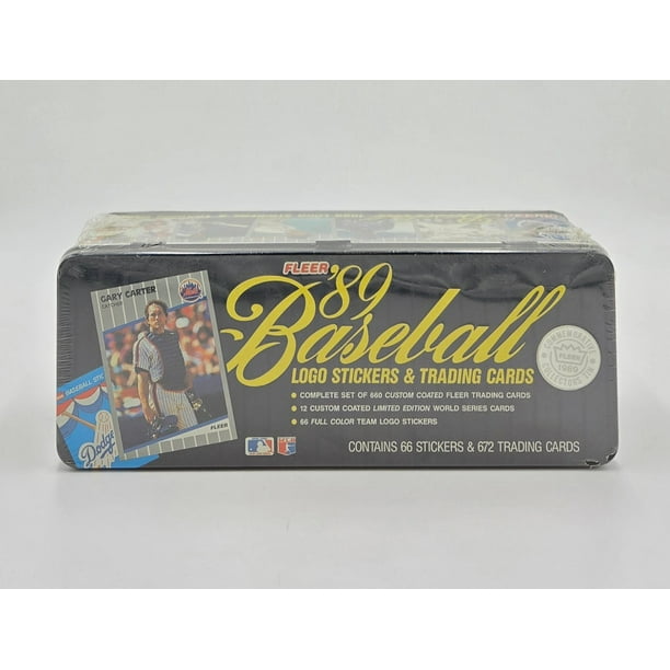 1989 Fleer Glossy Baseball Complete Factory Set Tin (672 Cards) Ken ...