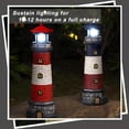 Garden Outdoor Statues, Waterproof Lighthouse Lights Lawn Decor ...