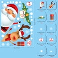 Christmas Snowflakes Santa Decoration Static Glass Stickers Atmosphere ...