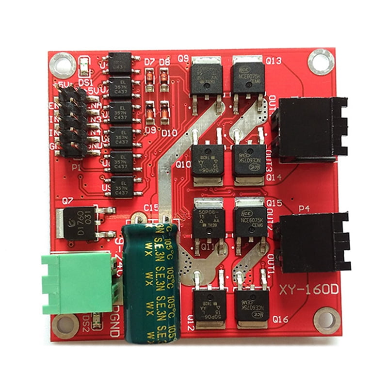 2 Channel Dual H-Bridge DC Motor Driver Module Positive / Negative ...