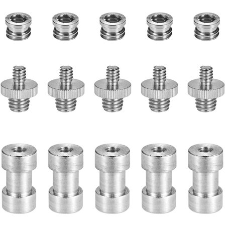 Threaded Screw 1/4 to 3/8,1/4"-20 to 3/8"-16 Threaded Screw Adapter ...