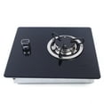 RV Gas Cooktop LPG Single Burner Gas Stove Hob with Tempered Glass Knob ...