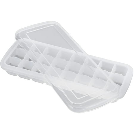 Ice Cubes Trays,Easy-Release Silicone & Flexible 24-Ice Cubes Trays ...