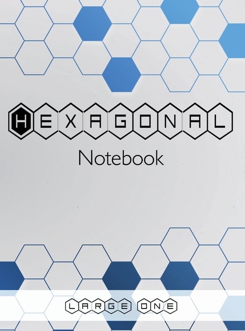 Hexagonal Notebook - Large One: Hexagonal Graph Paper Composition ...