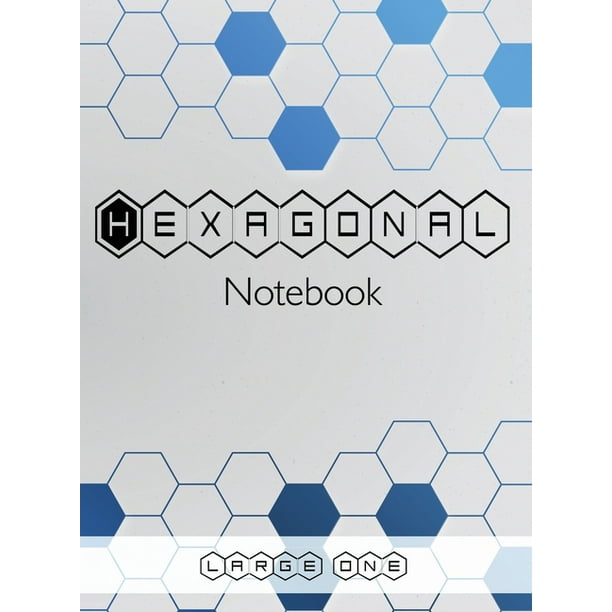 Hexagonal Notebook - Large One: Hexagonal Graph Paper Composition ...