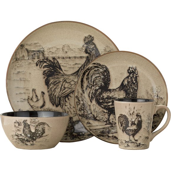 Rooster Dinnerware