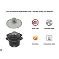 Melzon Cookware Universal Replacement Lid Knob – Stainless Steel, Rust ...