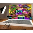 7 x 5 ft 90s Backdrop Hip Hop Back to The 90S Graffiti Banner Brick ...