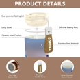 BZSMCE Coffe Bottles Stainless Steel Water Bottle in Shell Snug Printed ...