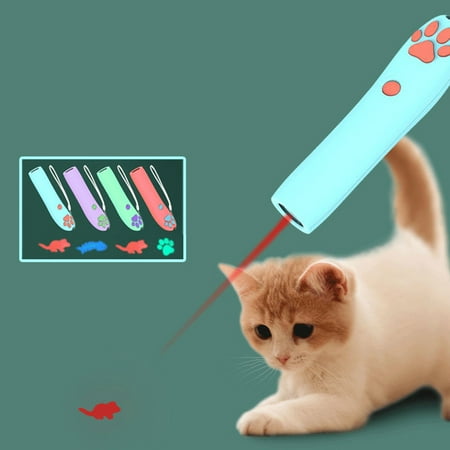 Flmtop Pet LED Light Laser Cat Pointer Pen Teaser Kitten Fish Mouse Paw ...