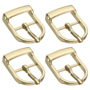Uxcell 4Pack 1.5" Single Prong Belt Buckle Oval Center Bar Buckles for ...