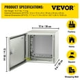 VEVOR Steel Electrical Box 12"x 12"x 8" Electrical Enclosure Box ...