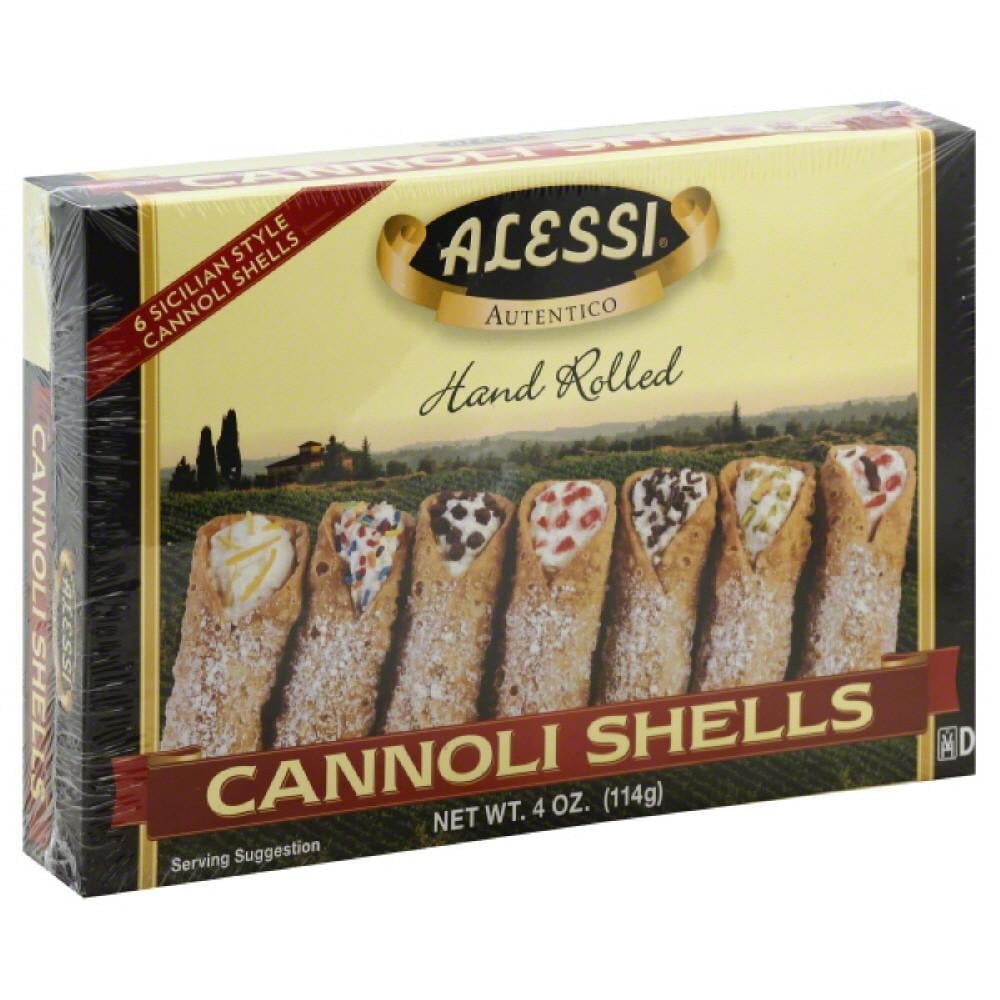 Alessi Sicilian Style Cannoli Shells, 4 Oz (Pack of 12) - Walmart.com ...