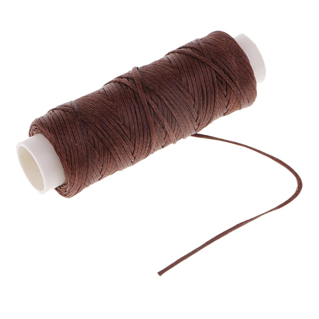 1 Roll 0.8mm 25 Meters Thread for Leather Sewing Leather Crafts Hand ...