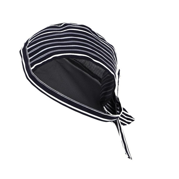 kurtrusly Chef Hat Waiter Grill Unisex BBQ Bakery Uniform Caps Hat Blue ...