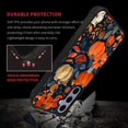 Compatible with Samsung Galaxy S25 S24 Case,Pumpkin in Flower Soft TPU ...