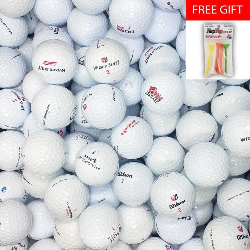 Click here for Mulligan - 77 Wilson Mix Aaa Recycled Used Golf Ba... prices