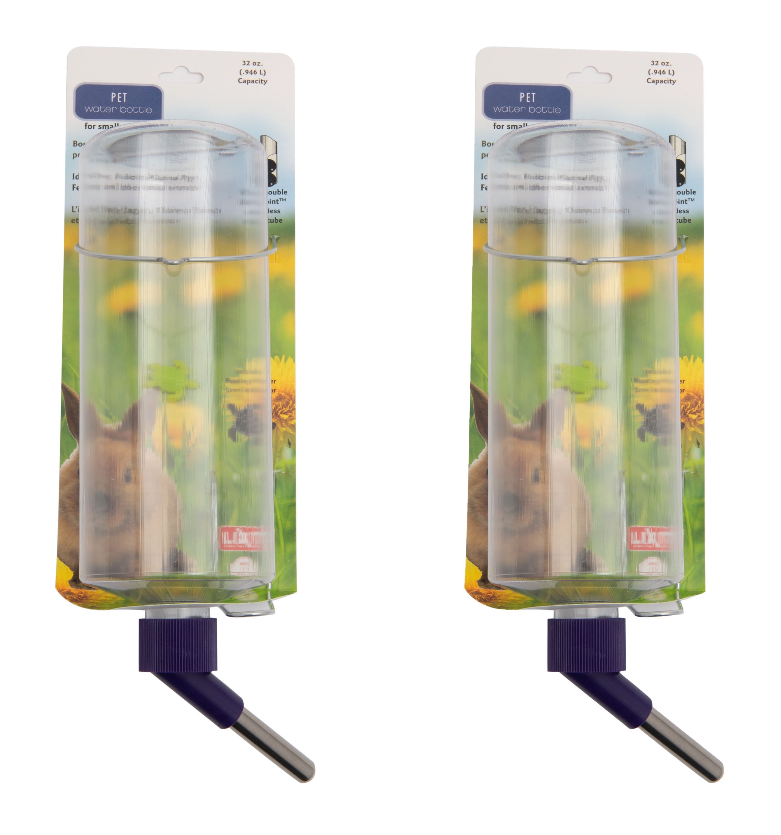 Lixit Standard Cage Water Bottles for Rabbits, Ferrets, Guinea Pigs ...