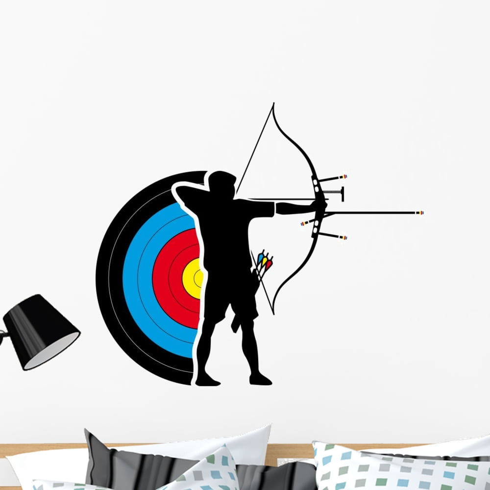 Archer Wall Decal by Wallmonkeys Peel and Stick Graphic (36 in W x 26 ...