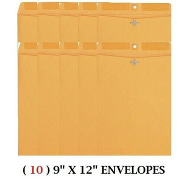 MyOfficeInnovations Catalog Envelopes 9" x 12" Brown Kraft 100/Box ...