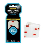 5PK Scotch Restickable Mounting Tabs, Removable, Holds Up to 1 lb, 1 x ...