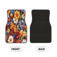 Car Foot Mat Four Piece Set Crystal Velvet Non Slip Bottom Quick ...