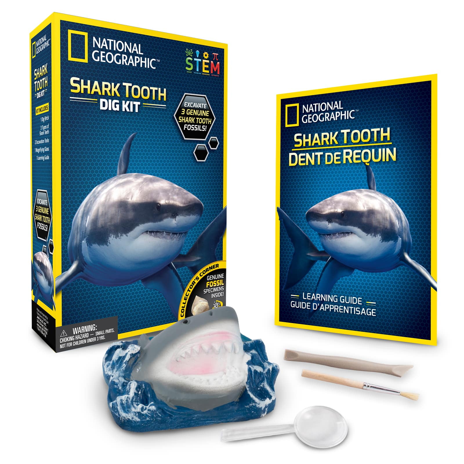 National Geographic© Shark Tooth Dig Kit - Walmart.com