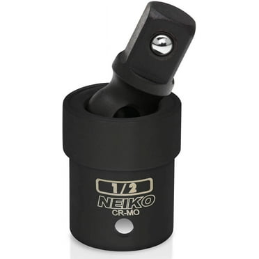 Impact Swivel Hex Socket Head Adapter 1/2-Inch Drive Universal Joint Cr ...